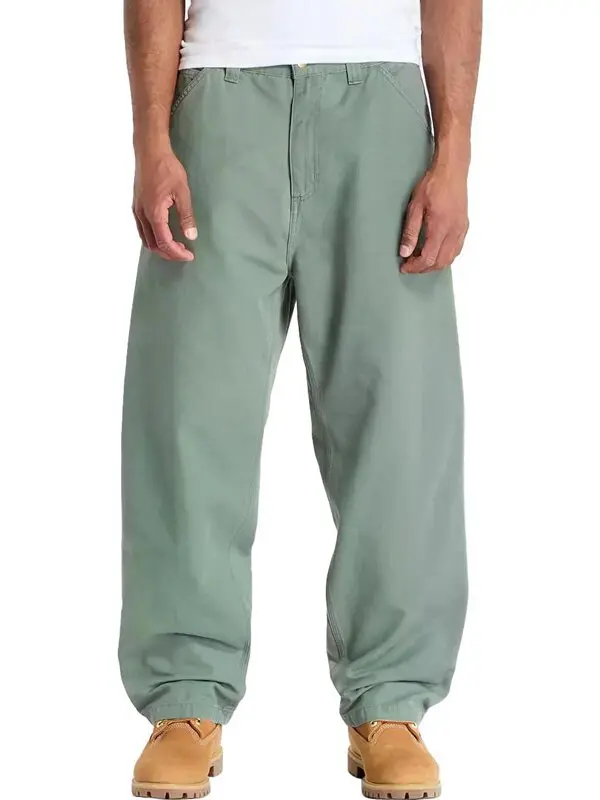 Carhartt Work In Progress Logo-patch Trousers - Green