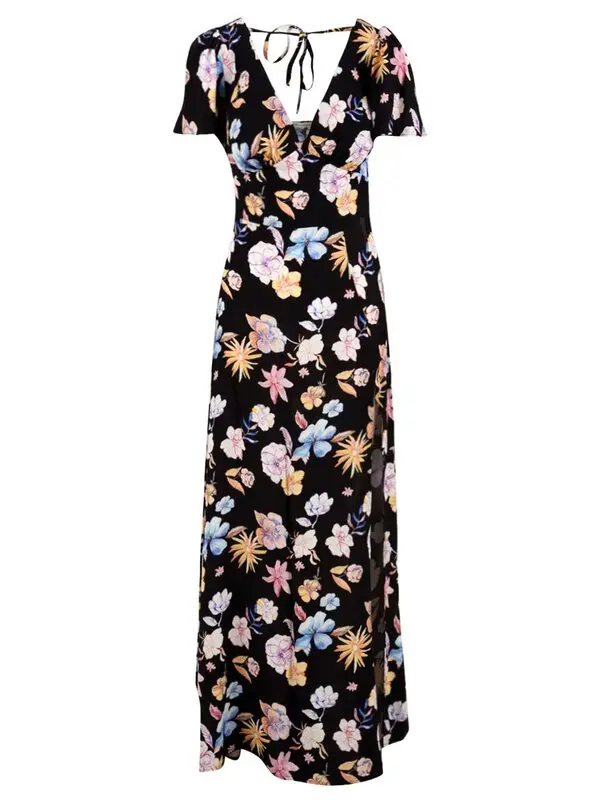 MAR DE MARGARITAS Dress - Fantasia Blossom Nero