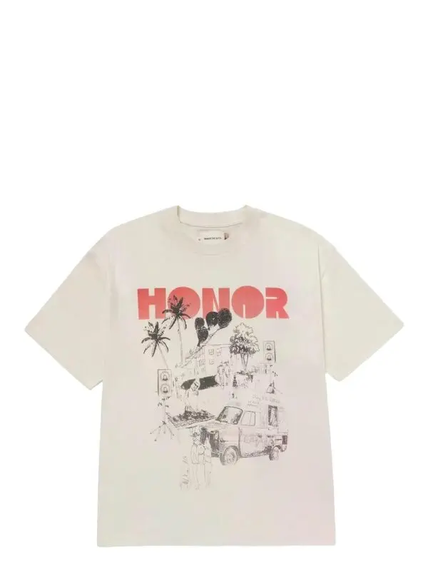 HONOR THE GIFT Block Party Graphic T-shirt - Neutrals