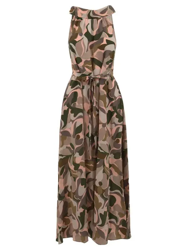 Aspesi Printed Maxi Dress - Multicolour