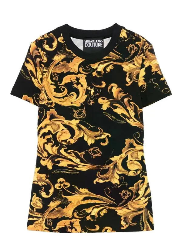 Versace Printed T-shirt - Black