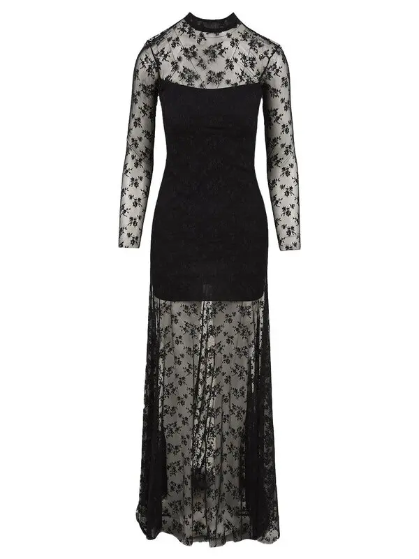ANIYE BY Lace Maxi Dress - Black