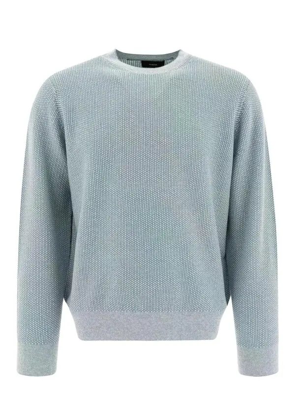Vince Crew-neck Long Sleeve Sweater - Blue