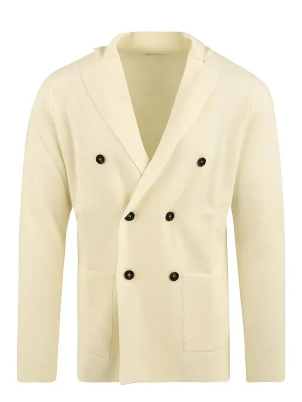 FILIPPO DE LAURENTIIS Double-breasted Jacket - Latte
