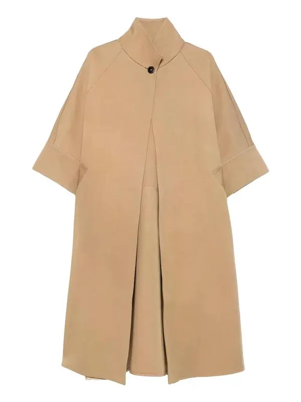 DARKPARK Short-sleeve Button Coat - Neutrals