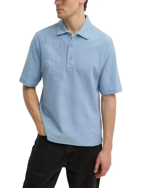 Filippa K Cotton Polo Shirt - Blue