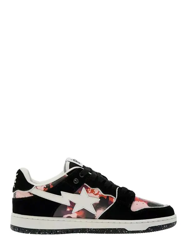 A BATHING APE Sk8 Sta Star-patch Sneakers - Black