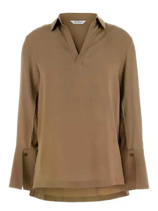 Max Mara V-neck Blouse - Neutrals