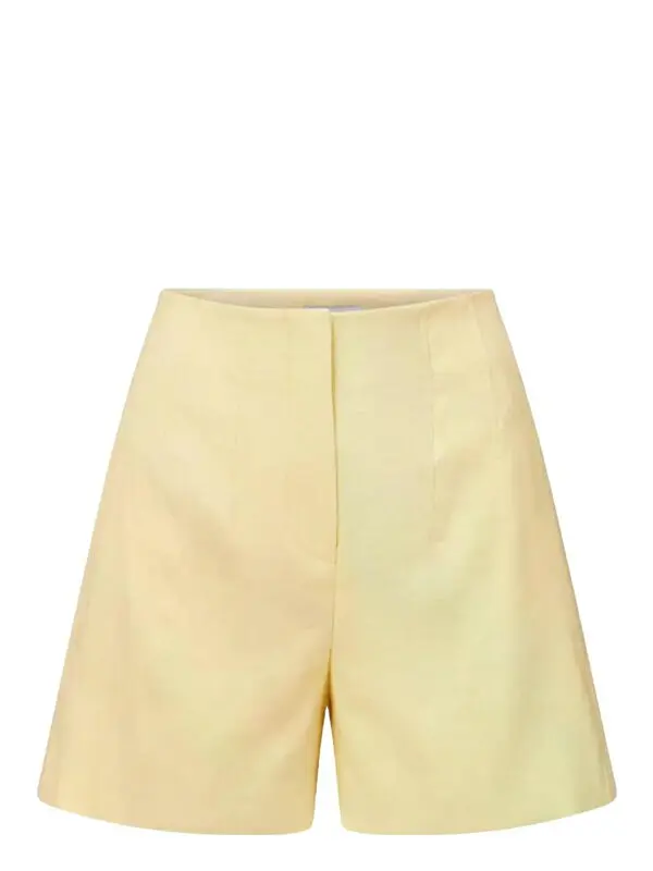 Veronica Beard High-waisted Shorts - Yellow