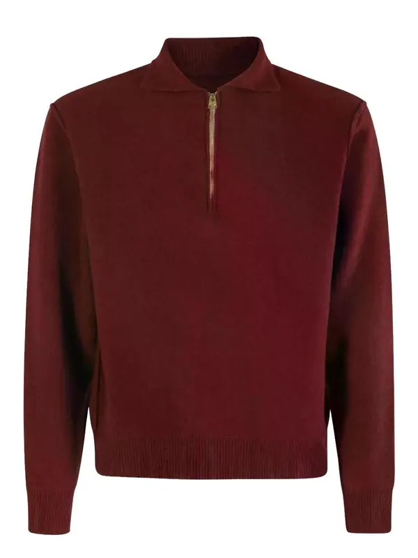 FORTELA Half-zip Sweater - Red