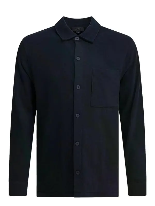 Vince Long-sleeve Pocket Shirt - Blue