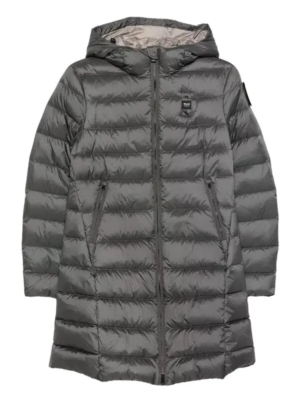 BLAUER. Agnes Quilted Coat - Grey