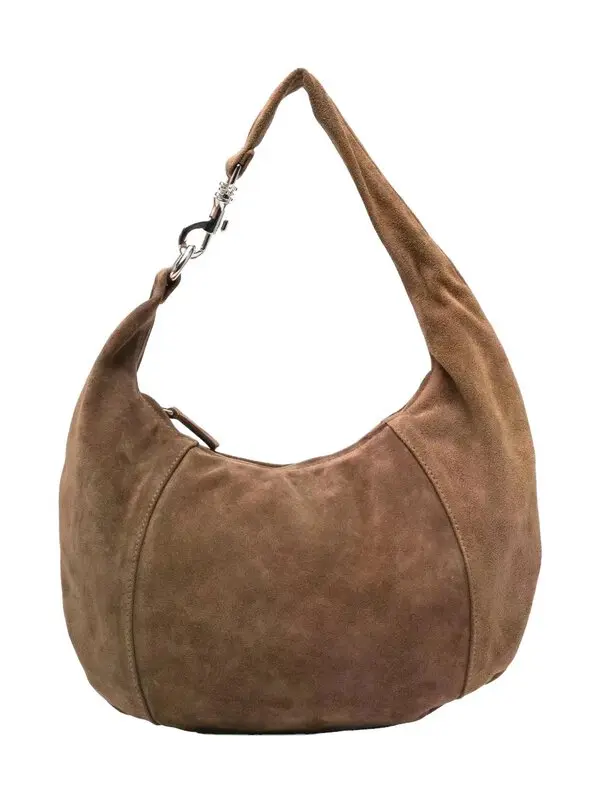 Gimaguas Paula Suede Shoulder Bag - Brown