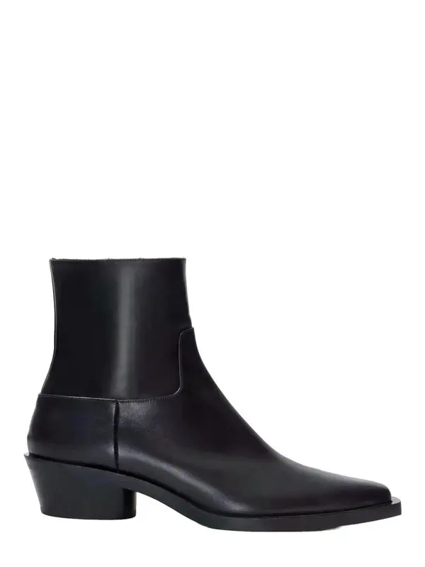 Proenza Schouler Pointed-toe Leather Boots - Black