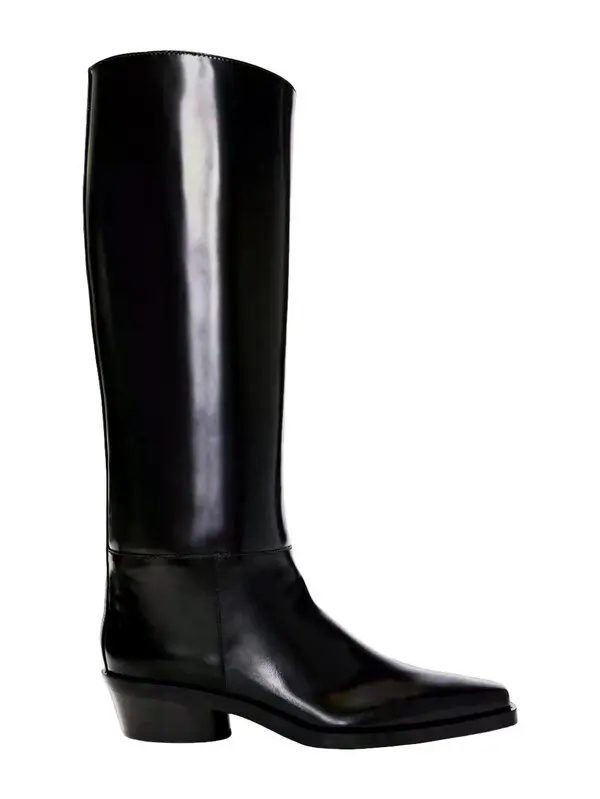 Proenza Schouler Bronco Knee-high Leather Boots - Black