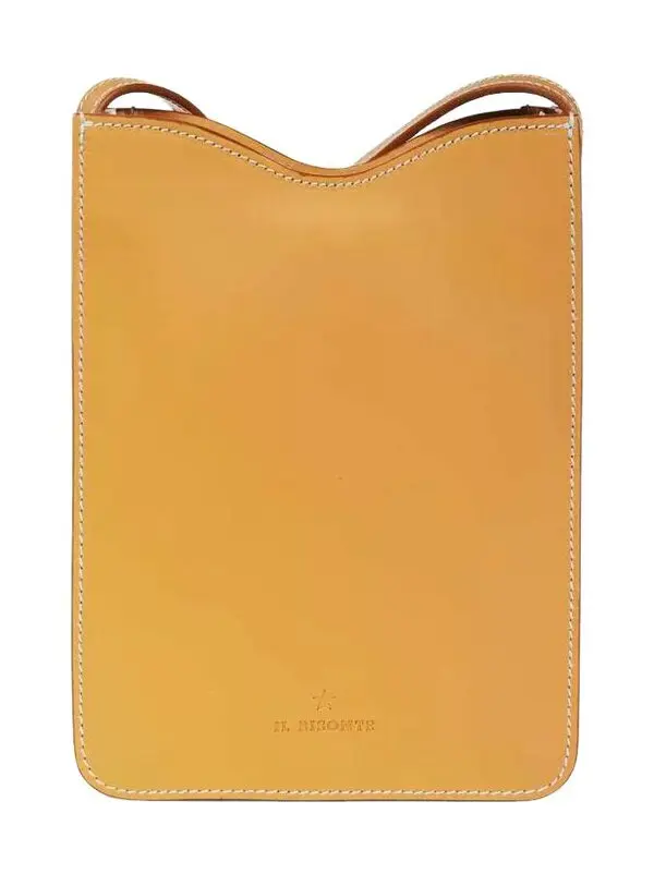 Il Bisonte Roseto Leather Shoulder Bag - Neutrals