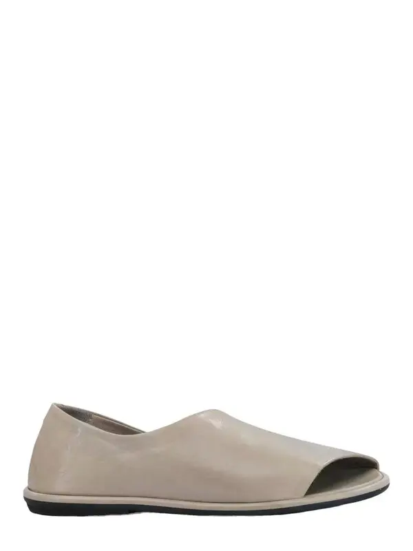 Officine Creative Leather Open-toe Pumps - Neutrals