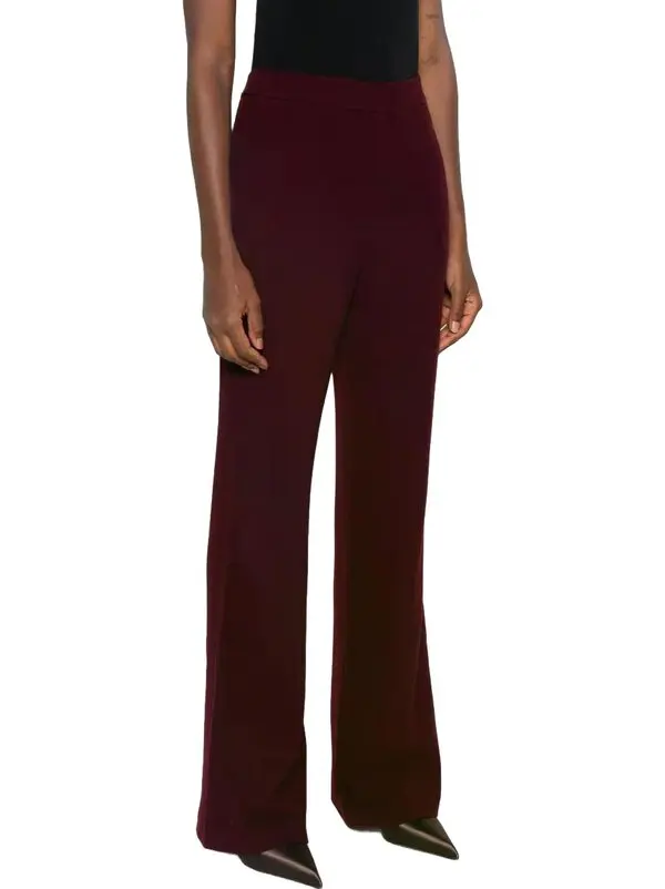 Roland Mouret Flared Trousers With Pocket Detail - Red