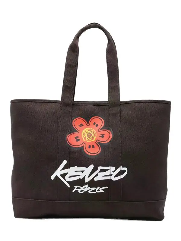 Kenzo X Futura 2000 Utility Boke Flower-print Tote Bag - Brown