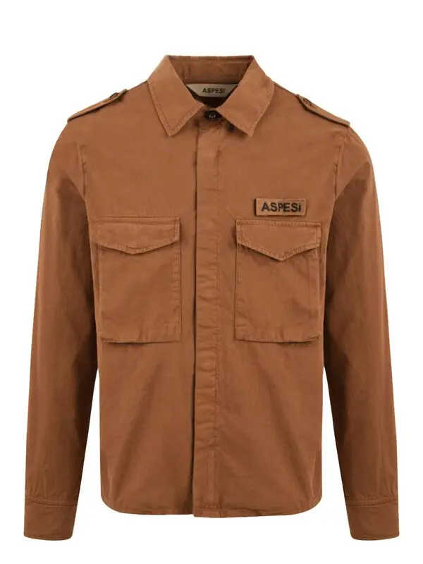 Aspesi Shirts - Brown