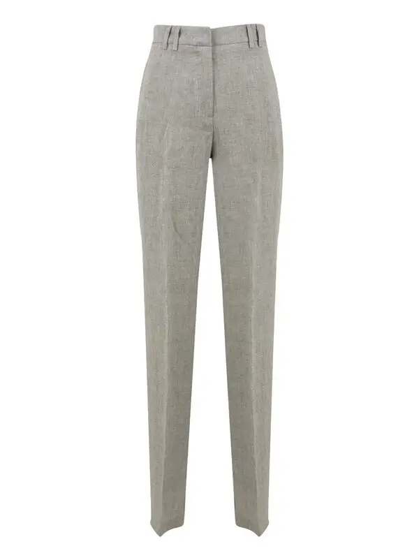 ATTIC AND BARN Straight Leg Trousers - Grey
