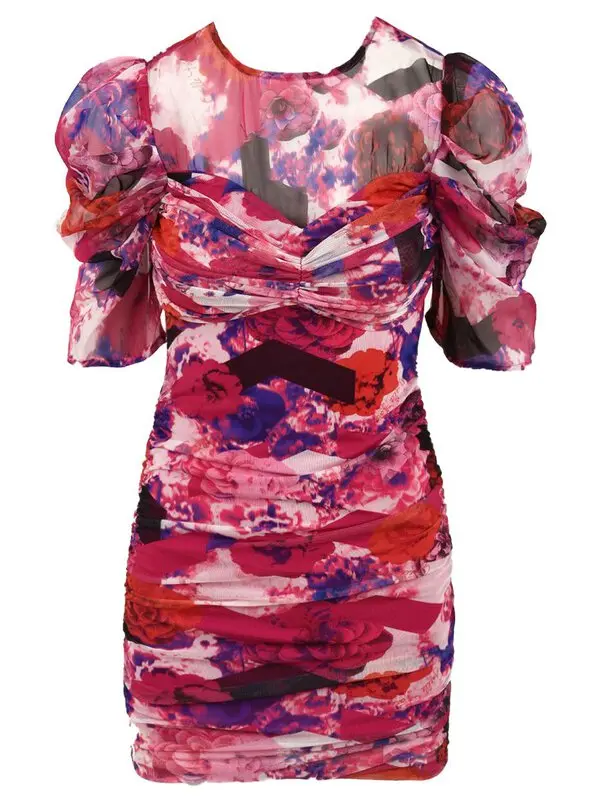 GAELLE Printed Dress - Multicolour