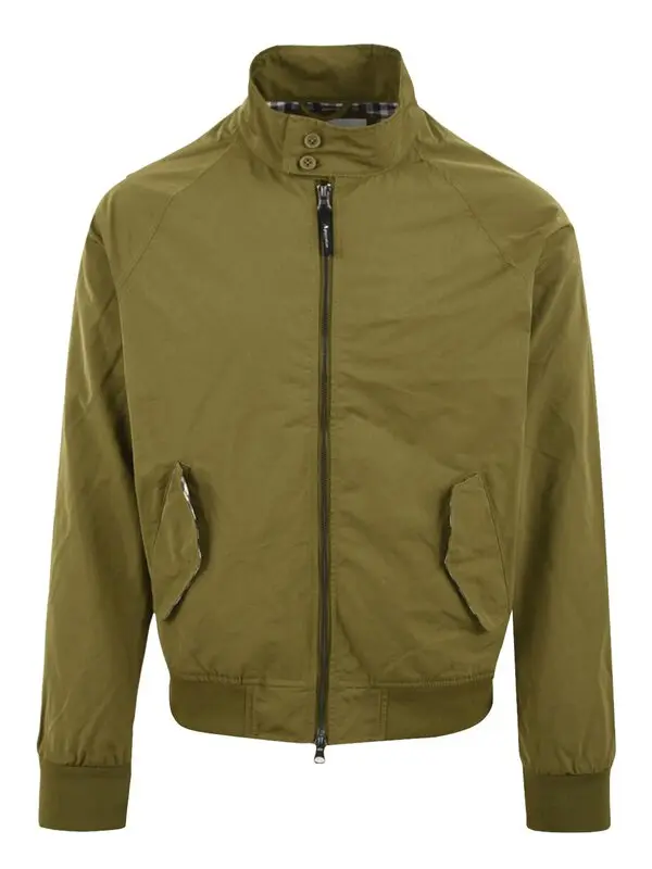 Aquascutum Zip Up Jacket - Army Green