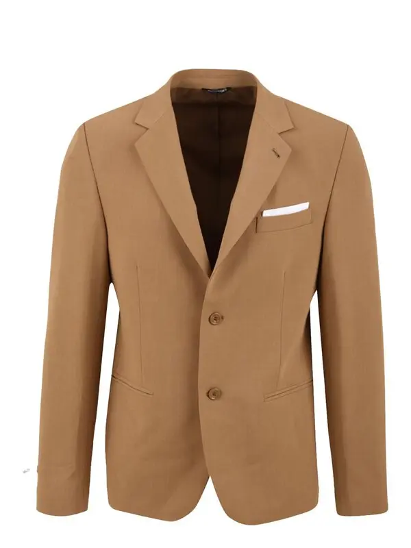 DANIELE ALESSANDRINI Tailored Blazer - Sand