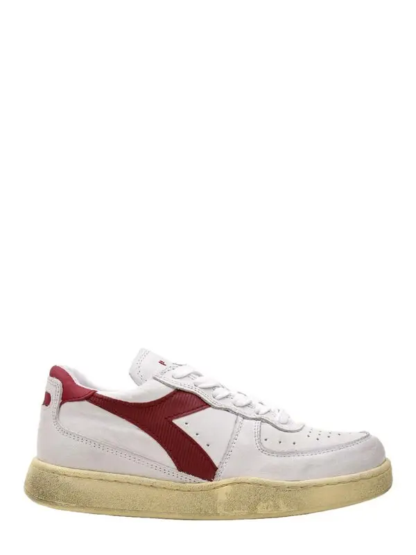 DIADORA Low Top Sneakers - White/garnet