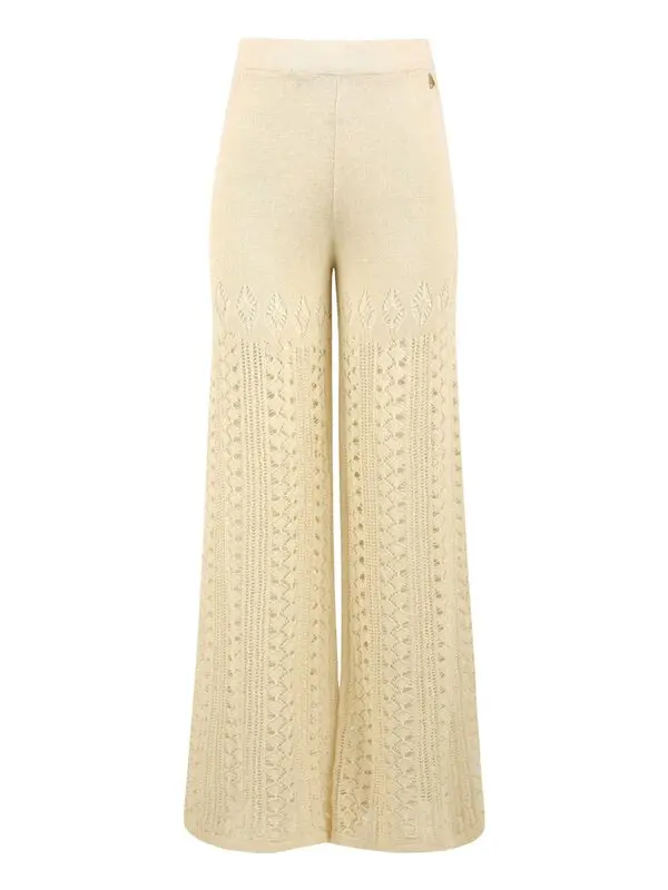 AKEP Wide Leg Trousers - Cream