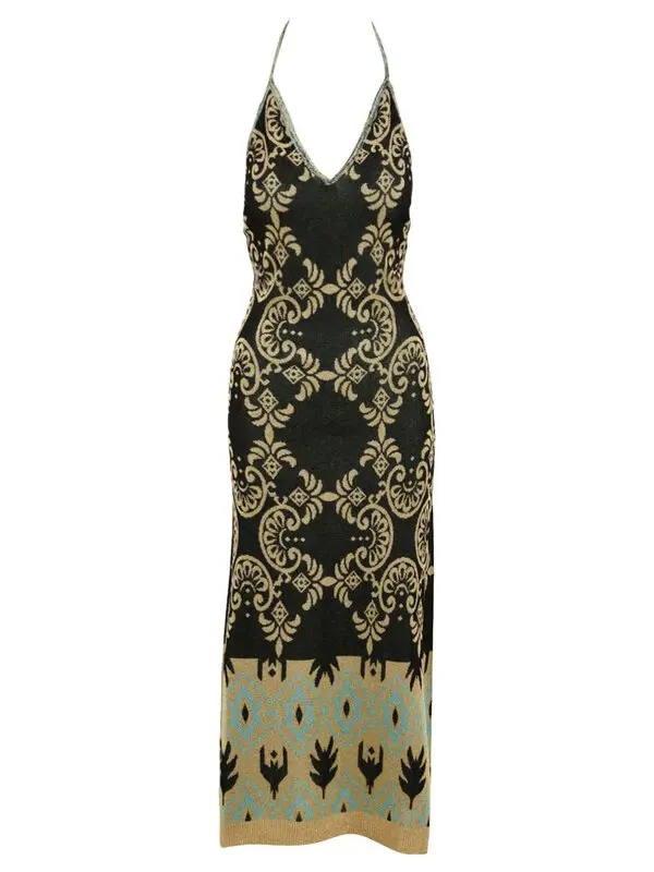 AKEP Sleeveless Maxi Dress - Fantasia