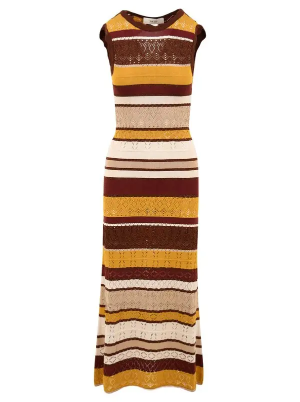 AKEP Striped Maxi Dress - Fantasia