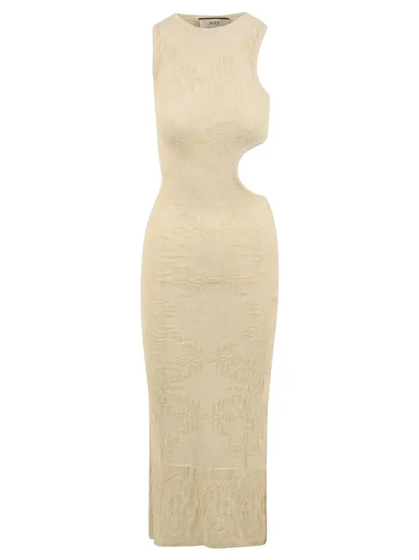 AKEP Sleeveless Midi Dress - Cream
