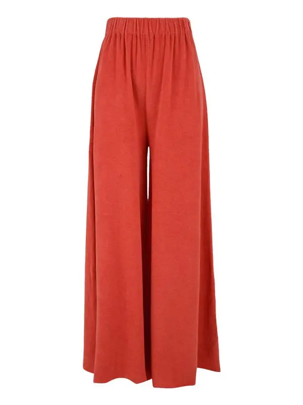 DOUUOD Wide Leg Trousers - Coral