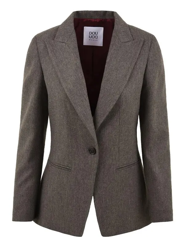DOUUOD Tailored Jacket - Grigio Fumo