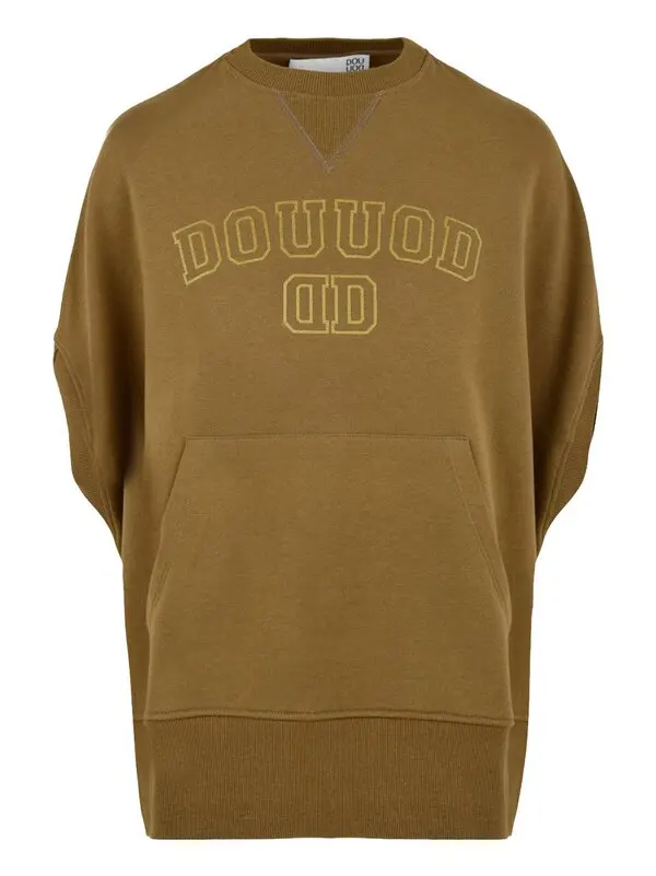 DOUUOD Pullover Sweater - Brown