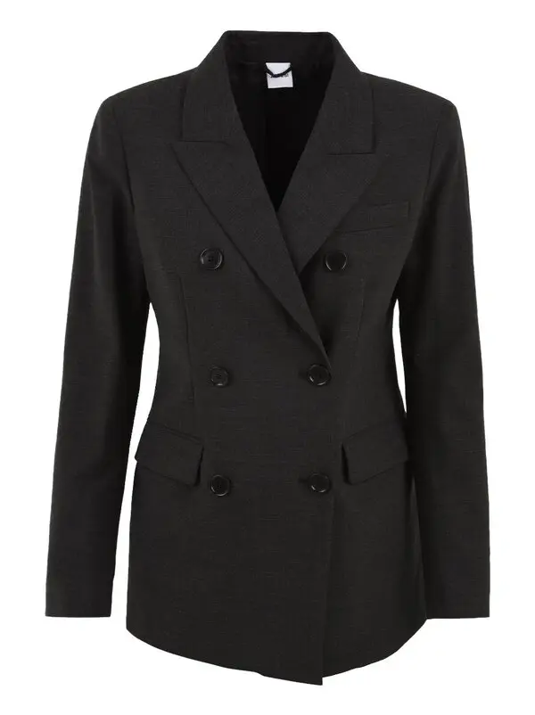 Aspesi Double-breasted Blazer - Anthracite