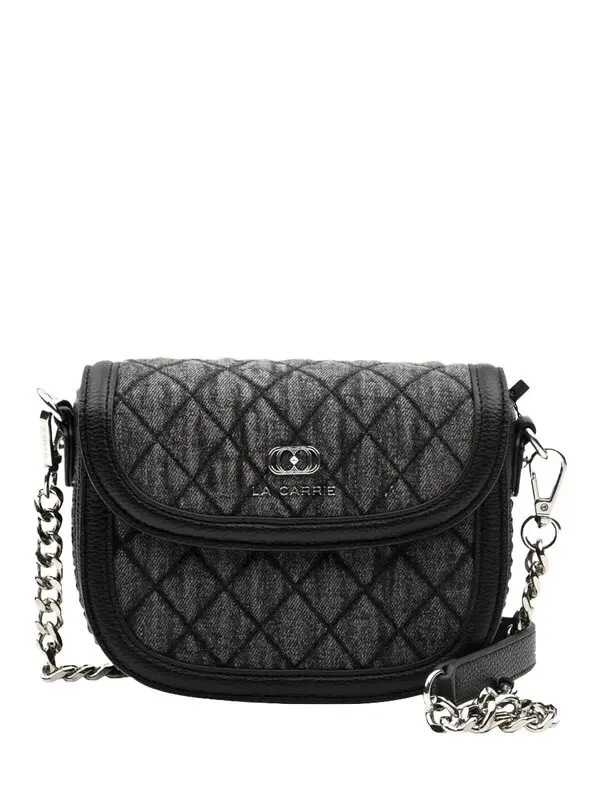 LA CARRIE Quilted Shoulder Bag - Black