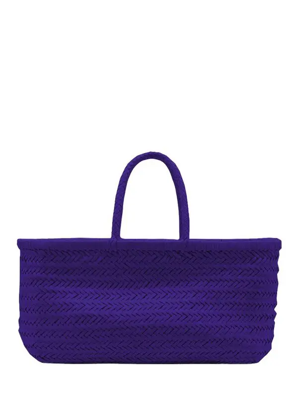 Dragon Diffusion Woven Tote - Deep Purple