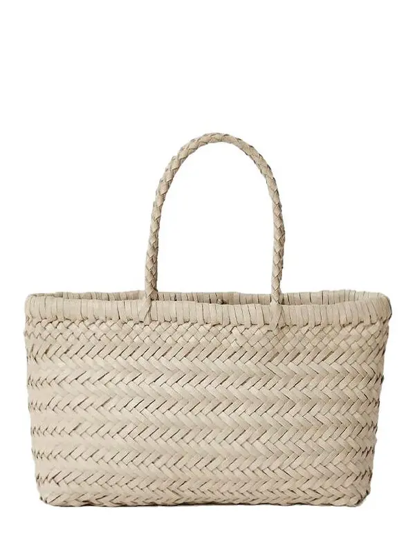 Dragon Diffusion Woven Tote - Pearl