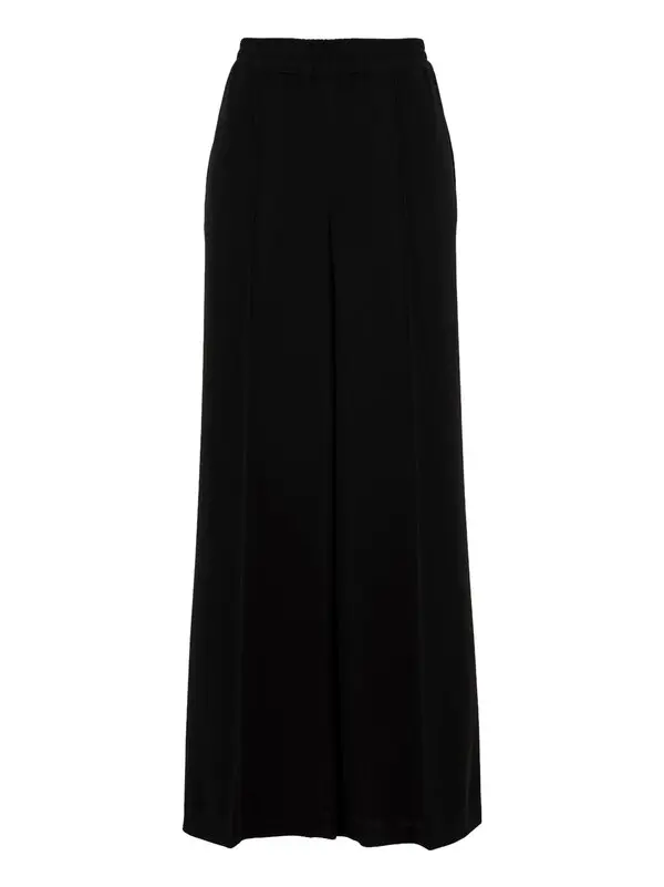 Aspesi Wide Leg Trousers - 10241 Nero
