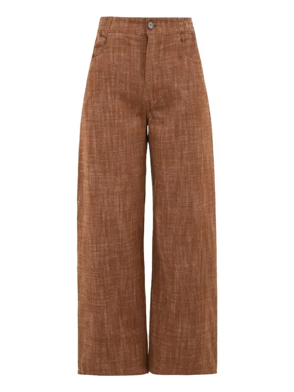 ATTIC AND BARN Wide Leg Trousers - Sigaro