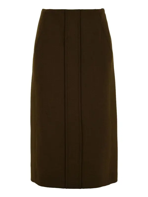 Aspesi Straight Skirt - 01237 Militare
