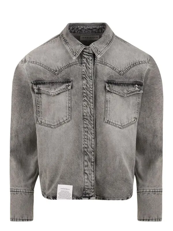 ICON DENIM LOS ANGELES Regular Fit Shirt - Denim Grigio