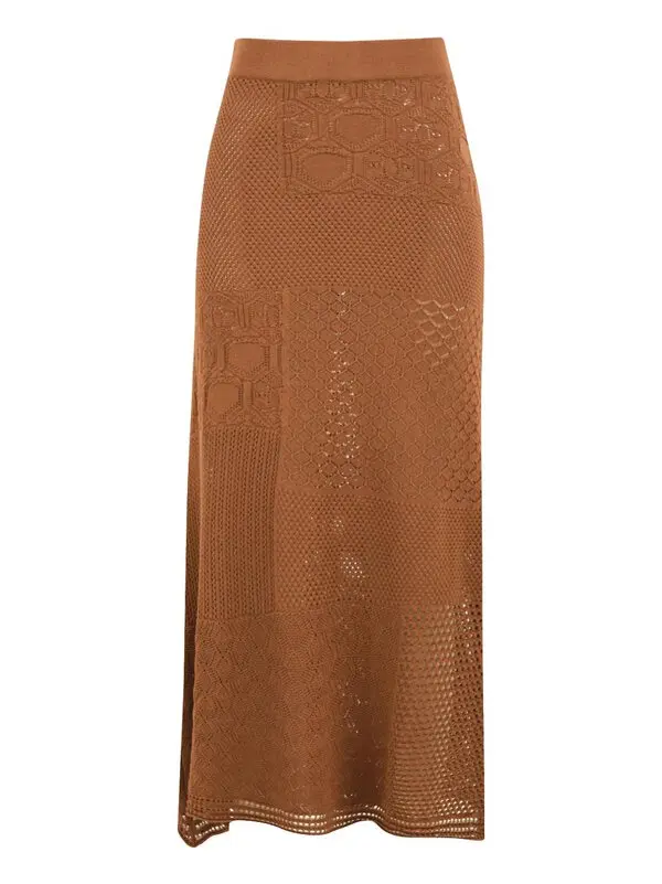 AKEP Long Skirt - Brown