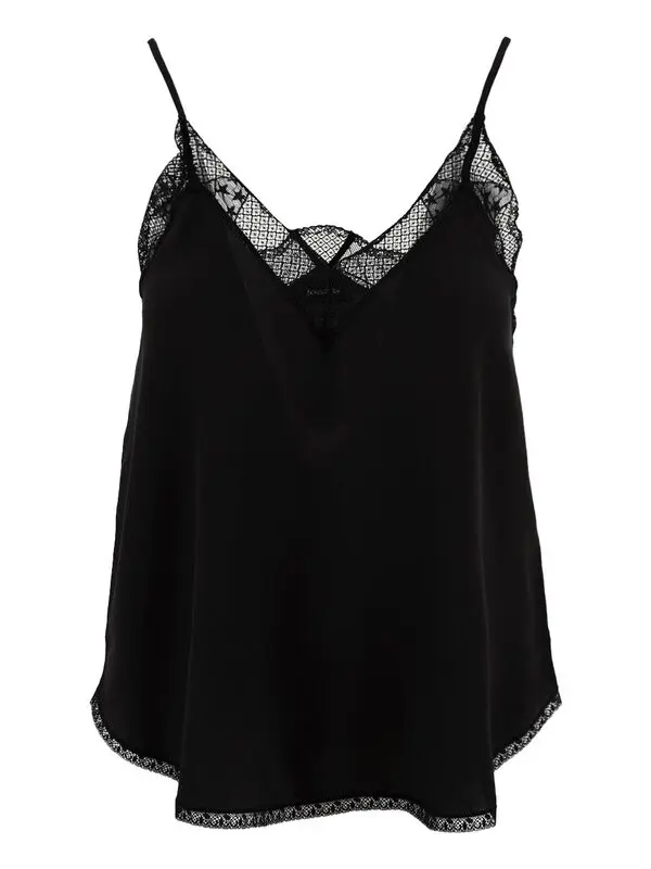 Zadig&Voltaire Lace Tank Top - Black