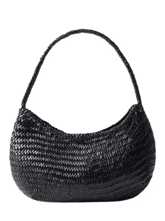 Dragon Diffusion Woven Handheld Bag - Black