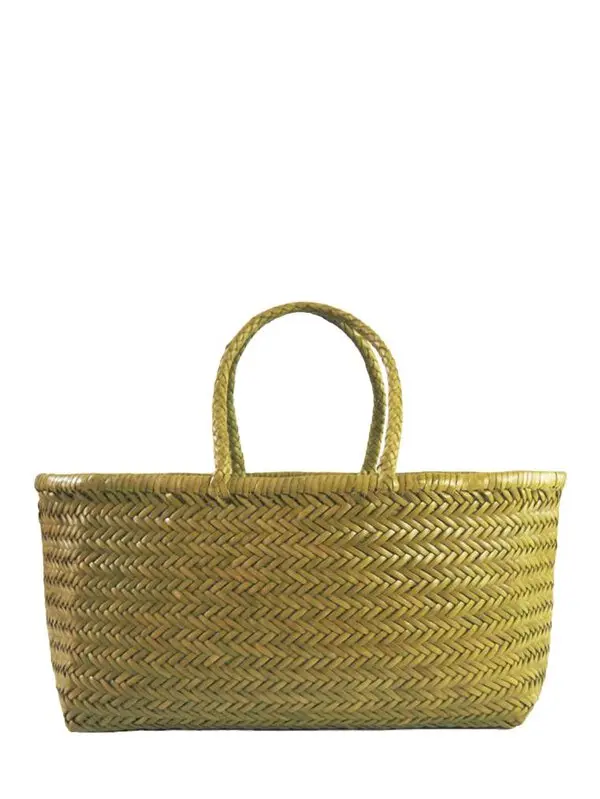Dragon Diffusion Woven Tote - Bamboo Green