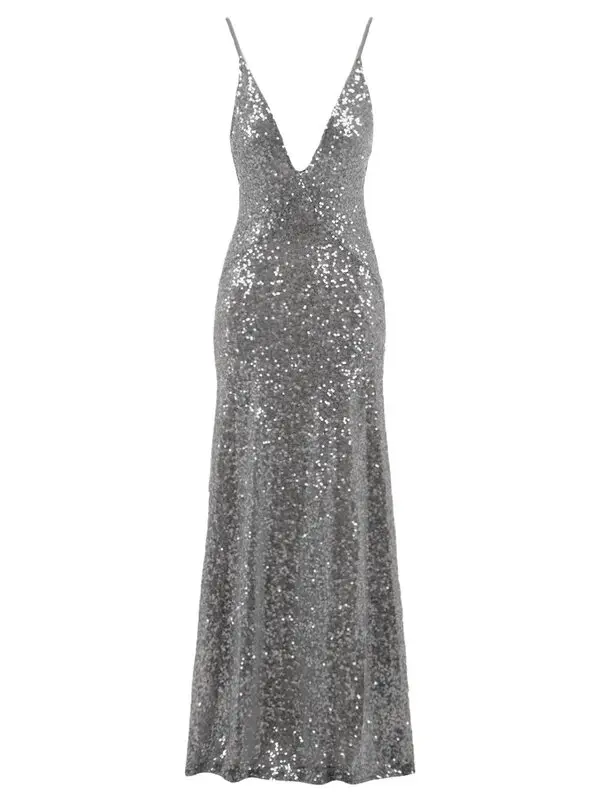 ANIYE BY Sequin Gown - White