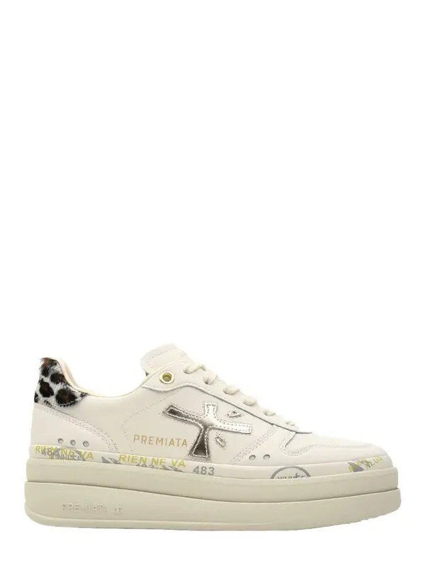 Premiata Low Top Sneakers - Beige